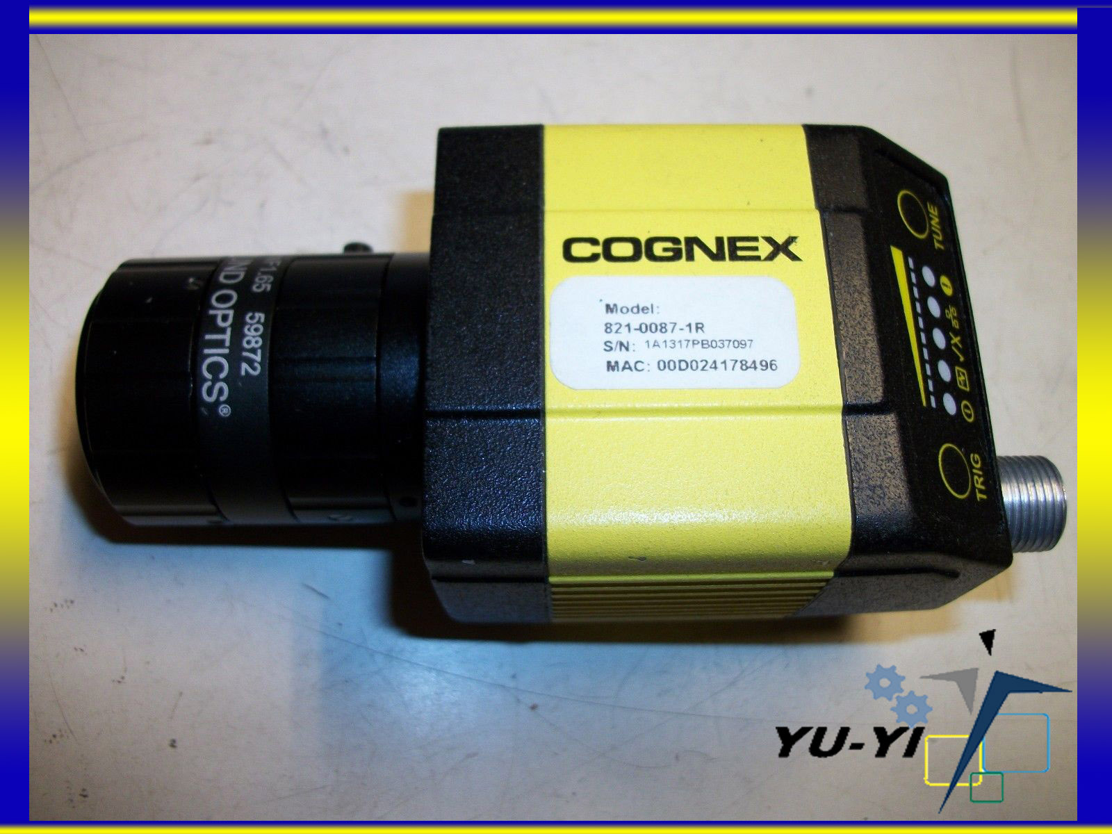 Cognex 821-0087-1R - 裕益科技自動化設備可程式編碼器PLC分散式控制系統DCS